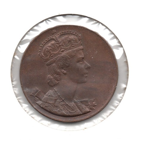 CANADA - Elizabeth II Coronation 1953 Souvenir Bronze Token | eBay