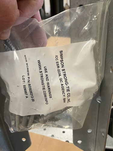 (15 Pack) Simpson Strong-Tie HUCQ612-SDS 6 x 12 Heavy Joist Hanger With ...