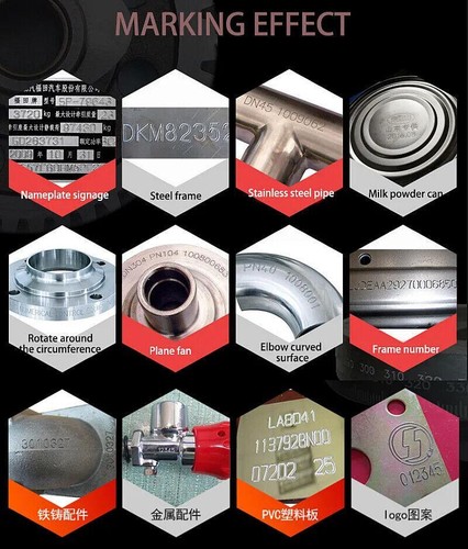 Desktop Metal Marking Machine Engraver Pneumatic Engraving Mark Tool ...