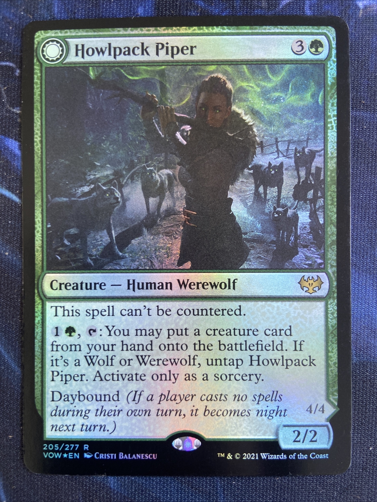 MTG Howlpack Piper // Wildsong Howler Innistrad: Crimson Vow 205/277 ...