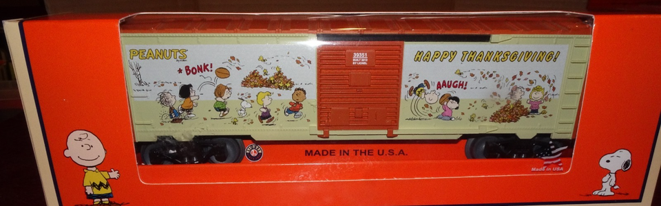 Lionel 6-39351 Peanuts Thanksgiving Boxcar | eBay