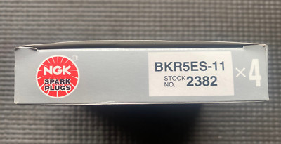 NGK-R Spark Plugs (4) - #2382 / BKR5ES-11 - Fits Hyundai, Kia & Nissan ...