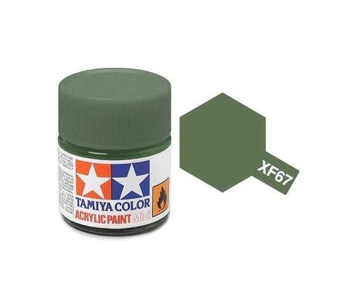 Tamiya 81767 - Acrylic Mini Paint Xf-67 Nato Green 10Ml Bottle Tamiya ...