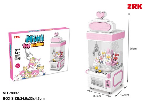 ZRK Cute Doll Machine DIY Diamond Mini Building Nano Blocks Toy | eBay