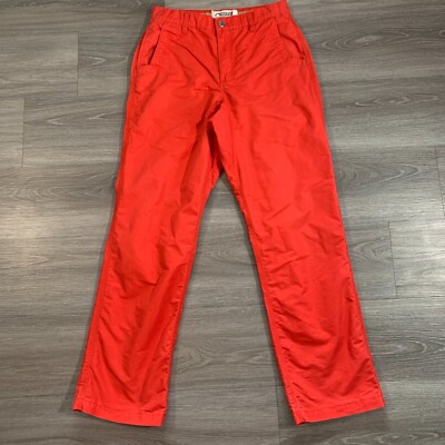 Mountain Khakis Pants Mens 30x32 Red Chino Straight Leg Hiking Outdoor ...