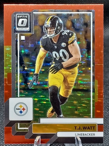 2022 Panini Donruss Optic TJ Watt Red Stars Prizm #168 SP | eBay