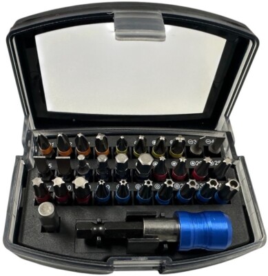 32 tlg Bitsatz Bitset Bitsortiment Bit Bits Magnethalter Torx Kreuz ...