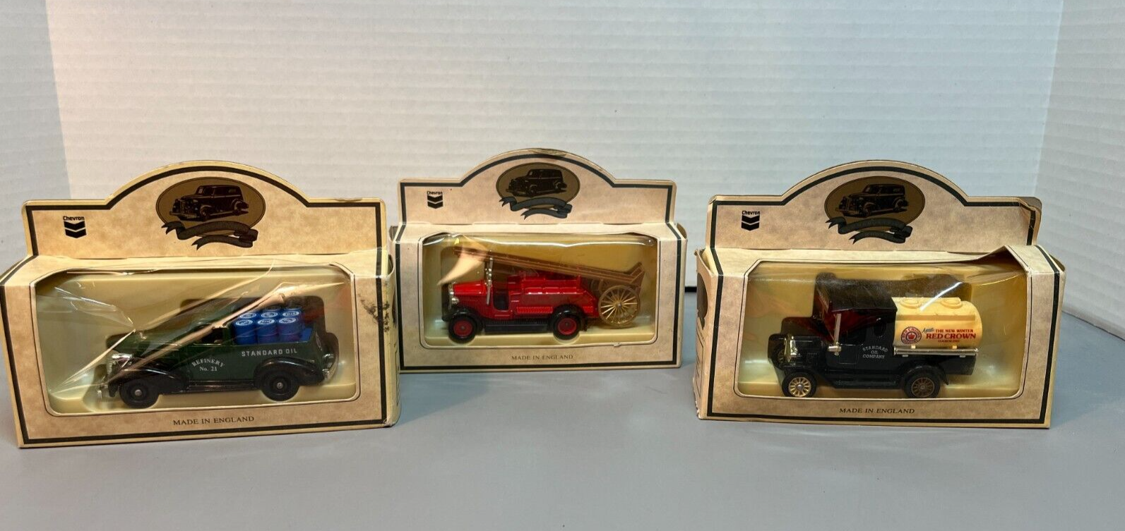 Lledo Diecast Metal Chevron Refinery Fire Truck, Chevy Pickup, Model T ...