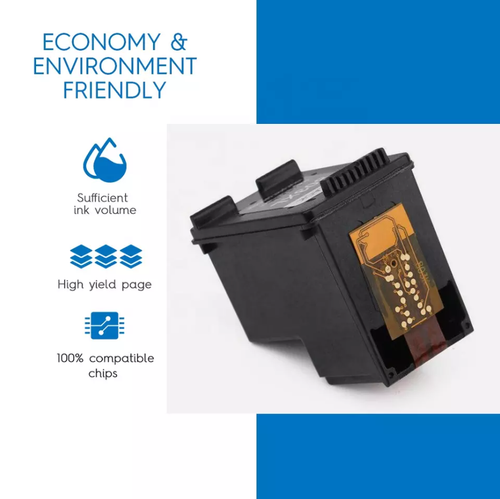 2x Non-OEM 63XL 63 XL Ink For HP Deskjet 1110 2130 3630 Envy 4520 ...