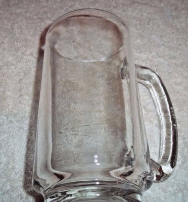 12 oz Beer Mugs Heavy Glass with Handle | eBay