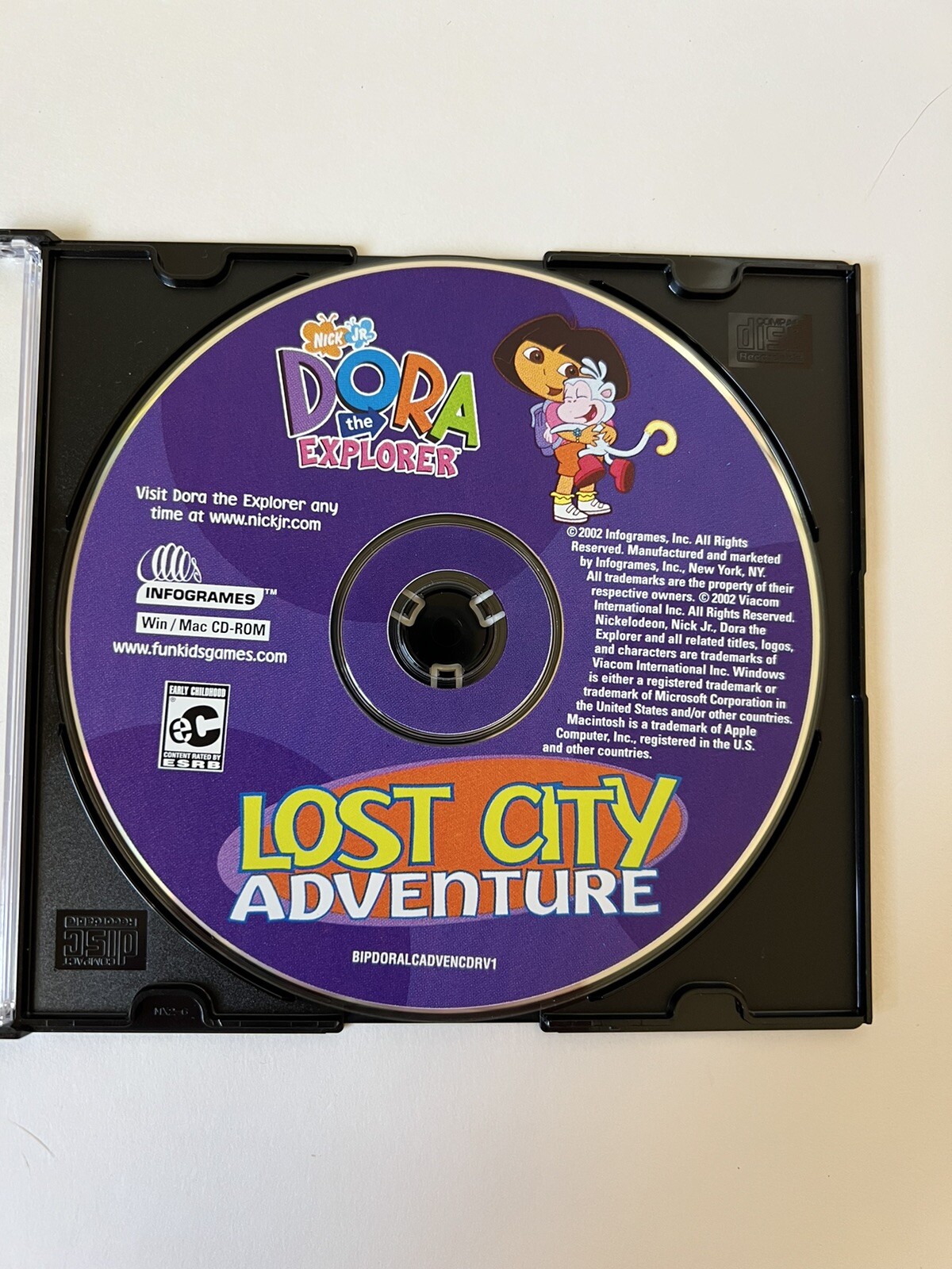 Dora the Explorer: Lost City Adventure PC Game (Windows/Mac) 2002 CD ...