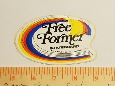 VTG 70's CALIFORNIA FREE FORMER OLD SCHOOL MISPRINT NOS SKATEBOARD DECK ...