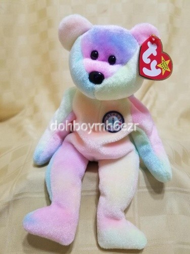 Ty Beanie Babies Baby B B Bear Tye Dye stuffed animal 1999 | eBay
