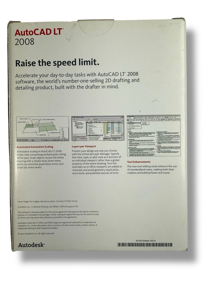 Autodesk AutoCAD LT 2008 Version Sealed Box | eBay