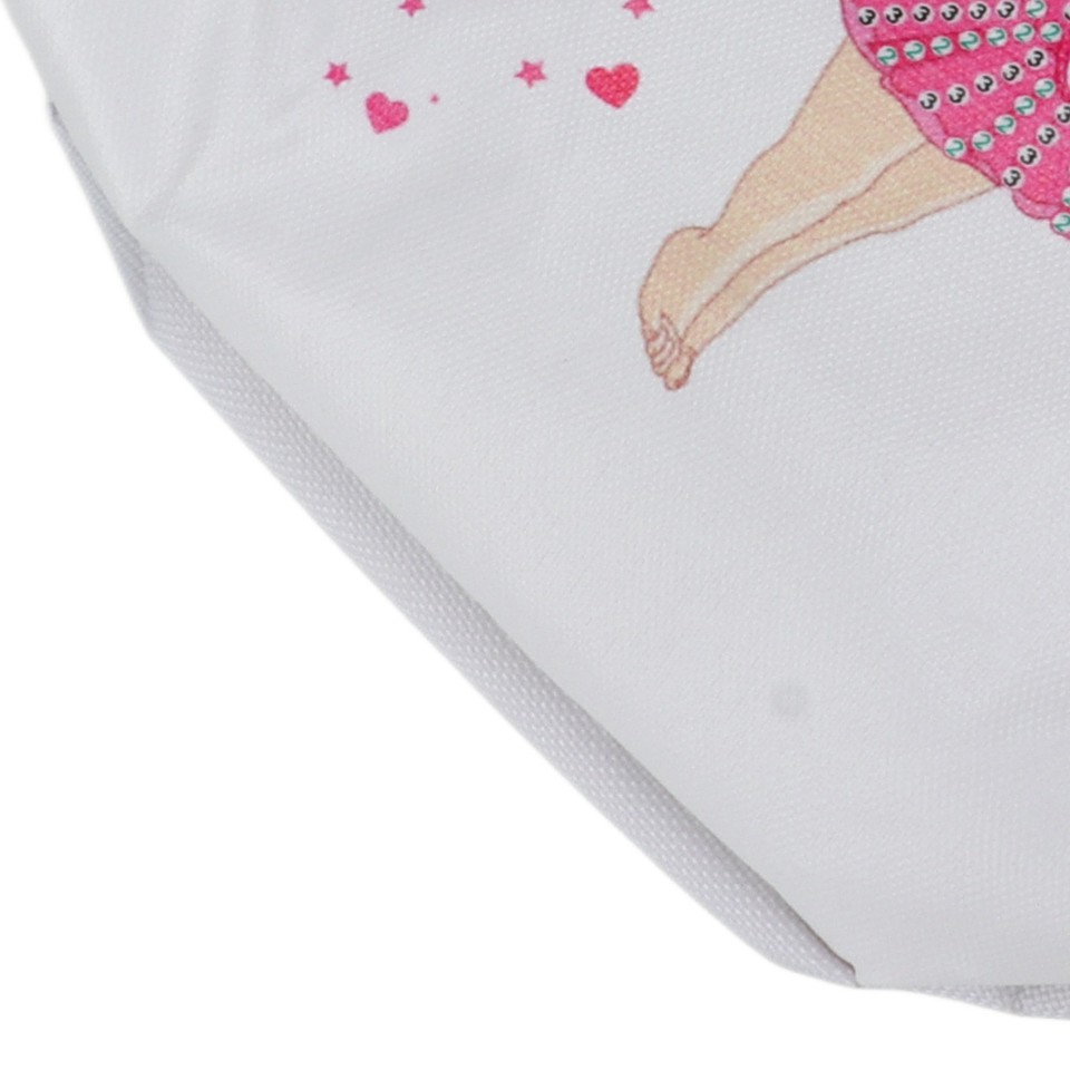 DIY Shopping Bag Cute Fairy Pattern Vivid Colors Fabric Grocery Tote ...