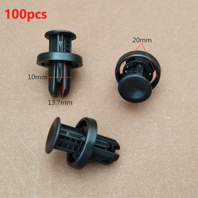 High Strength Plastic Bumper Clips 100pcs for Honda Cars City to For ...