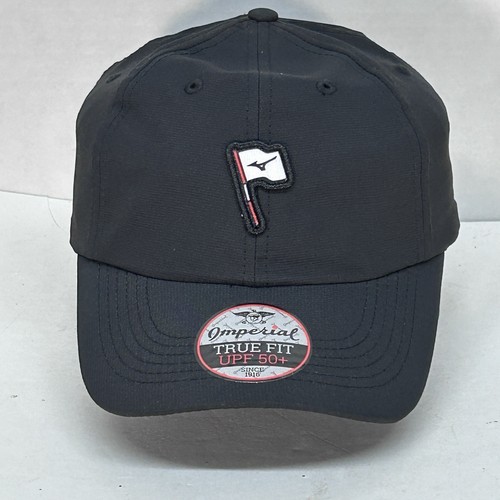 Mizuno Hat Cap Pin High Flag Hook and Loop Adjustable Black Imperial ...