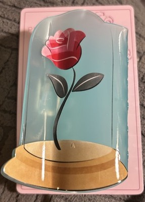 Disney Beauty And The Beast Glass Rose Case Hair Claw | eBay