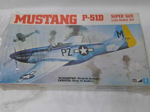 1/24 MPC WWII North American US P-51D Mustang Plastic Scale Model Kit ...