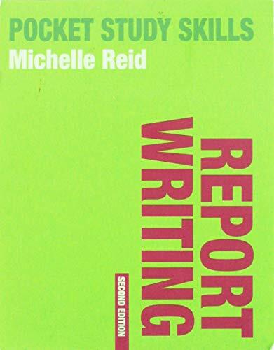 Report Writing (Pocket Study Skills), Reid 9781352003031 Fast Free ...
