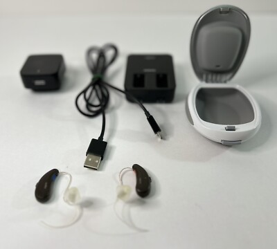 Signia Pure Charge & Go 7Nx Rechargeable Hearing Aids RIC with Charger ...