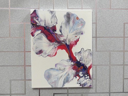 Dutch Acrylic Pour Painting | Original Tri-Color Palette | eBay