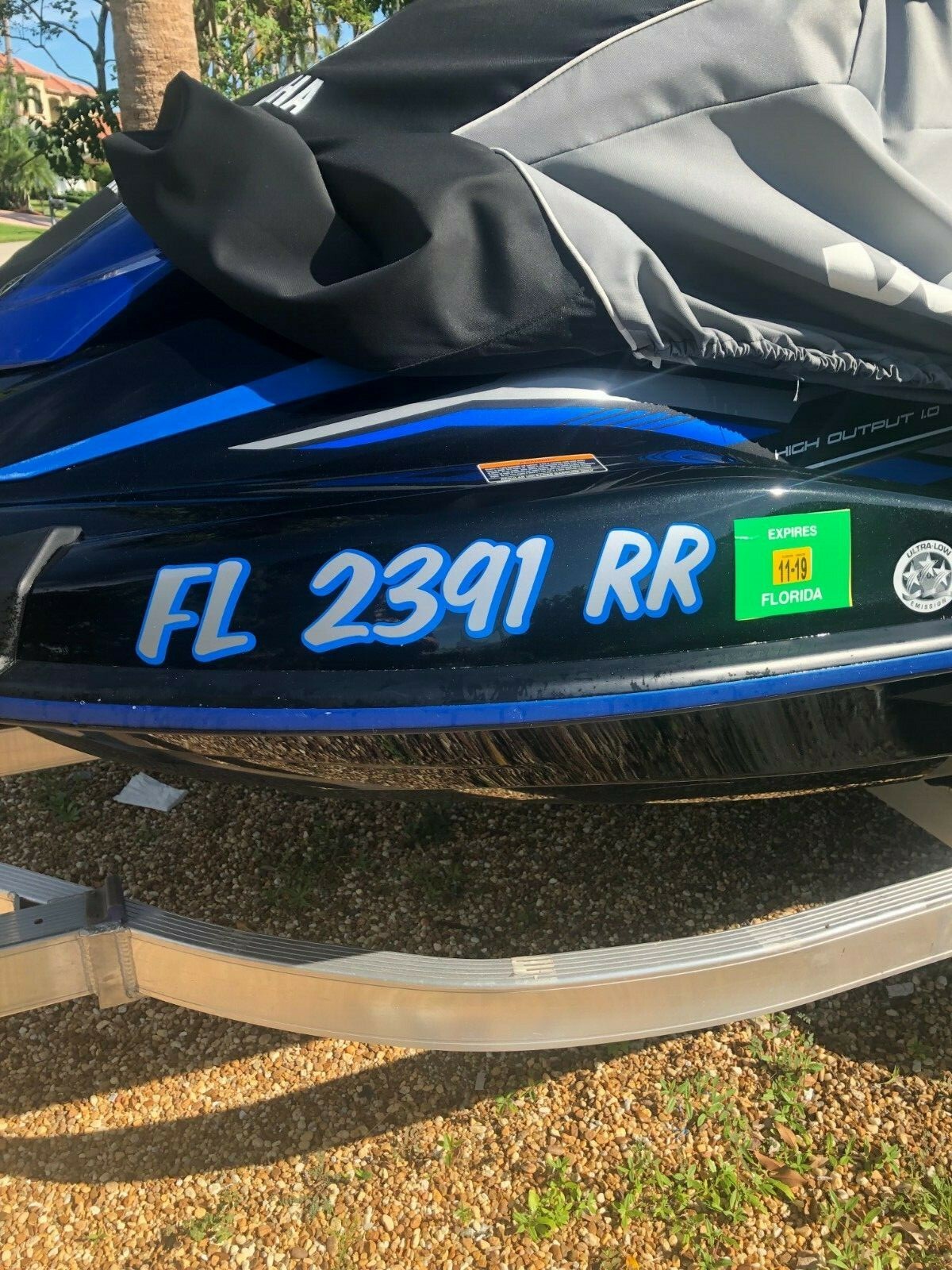 Boat Decals Custom Registration Numbers PAIR Lettering Vinyl Vessel jet ...