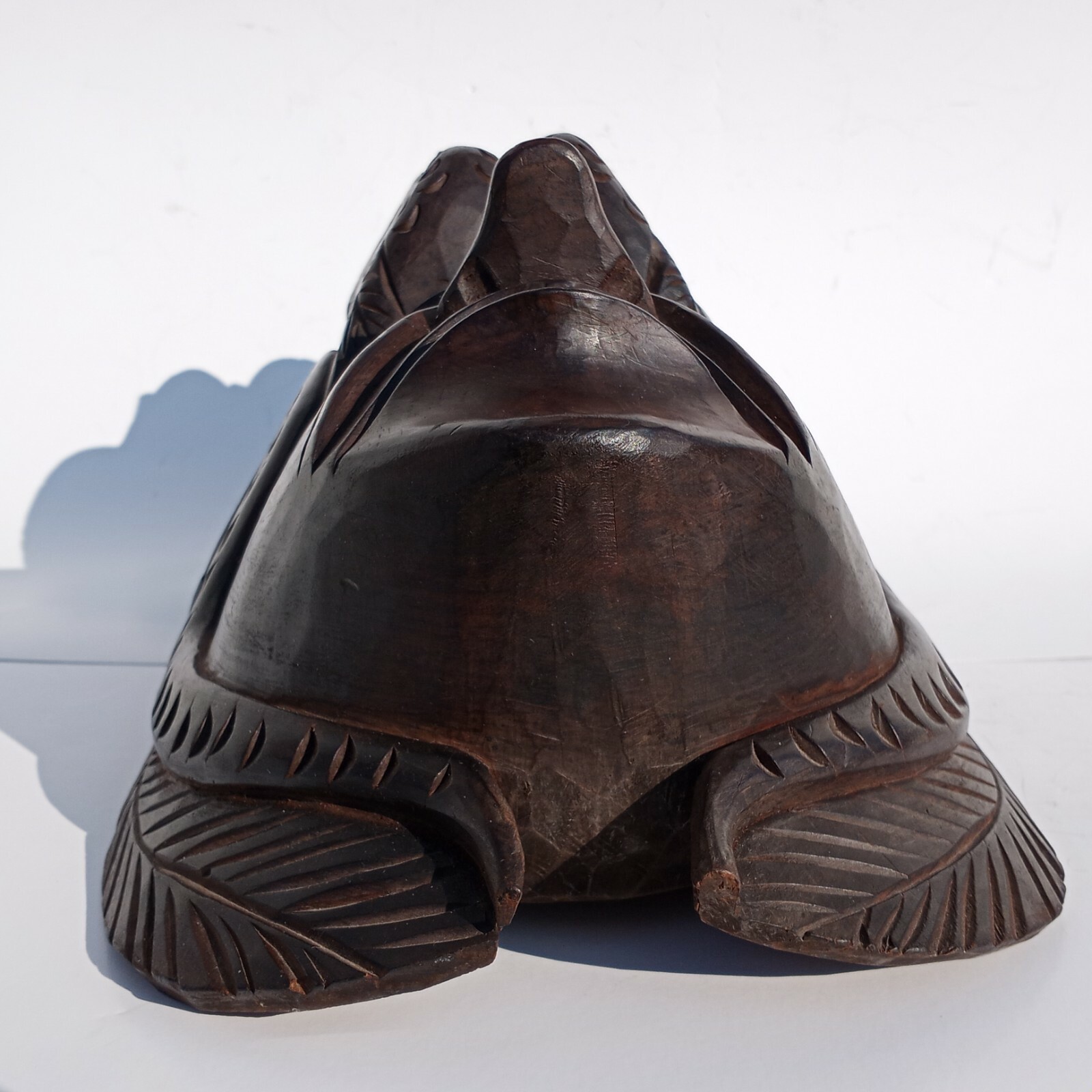 Guatemalan hand carving Wood Mask Mayan folks art Kukulkan chief ...