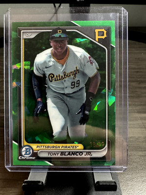 Tony Blanco Jr. - 2024 Bowman Sapphire Green 18/99 #BCP-132 Pirates | eBay