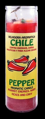 CANDLE COCKTAIL VELADORA CHILE PEPPER RED/ ROJA AROMATICA | eBay