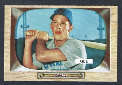 Hal Rice Chicago Cubs 1955 Bowman Card #52 | eBay