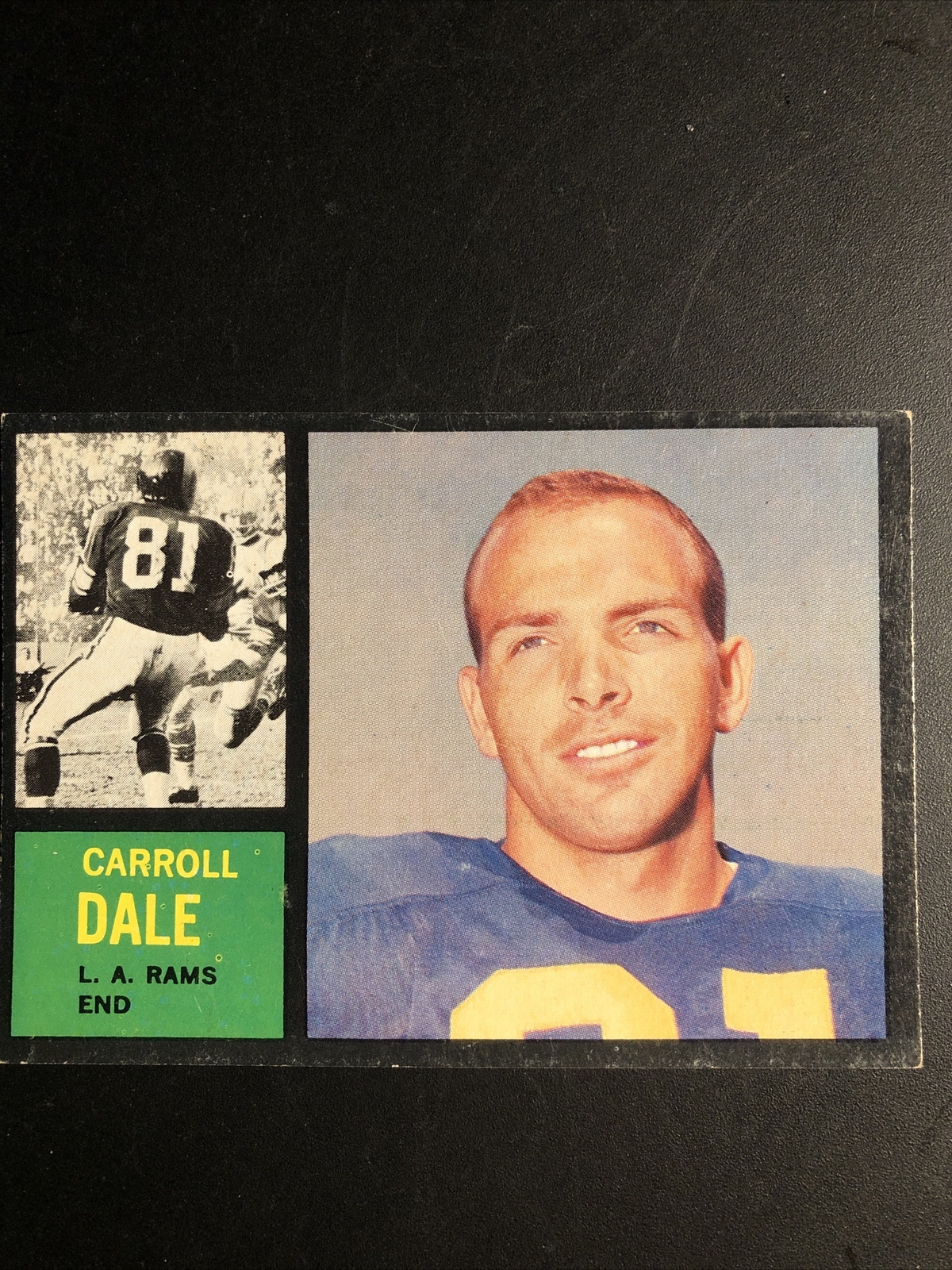 🔥1962 Topps Football Set Break Carroll Dale RC #82 Rams EX-MT | eBay