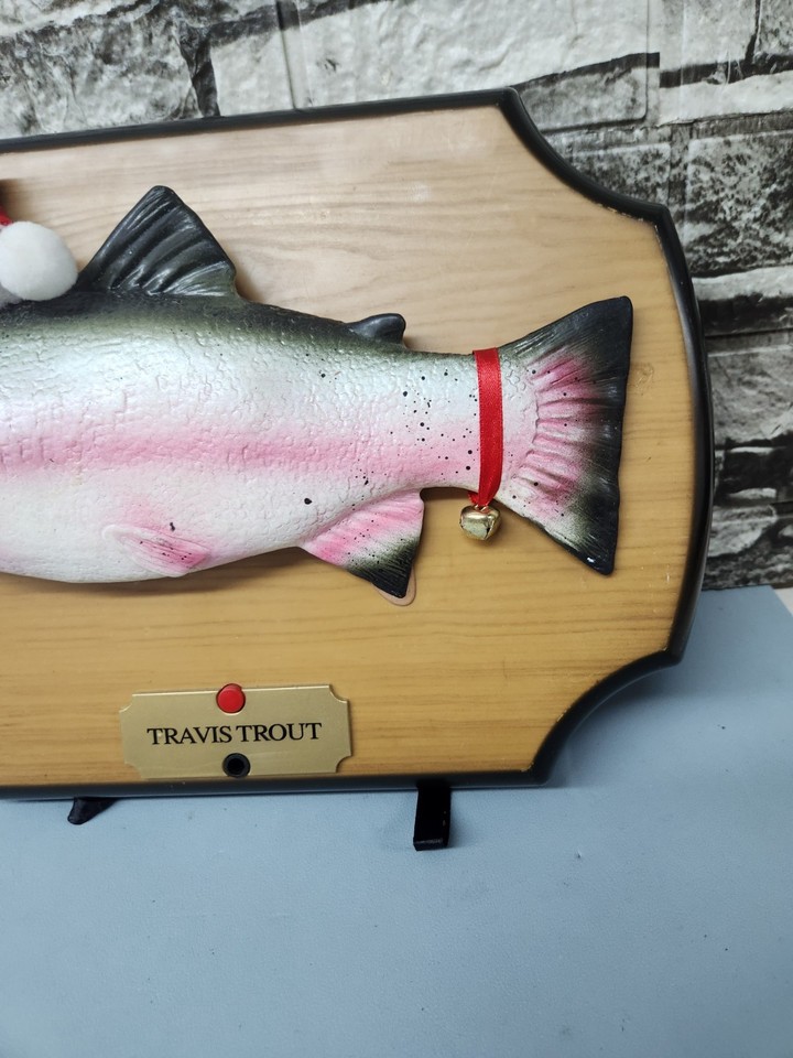 VTG 1999 Gemmy Travis The Singing Trout Holiday Christmas Edition ...