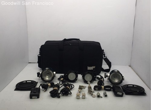 2x Berkey Colortran Mini Pro Lights 100-091 & 2 Lowel VIP Pro Light ...