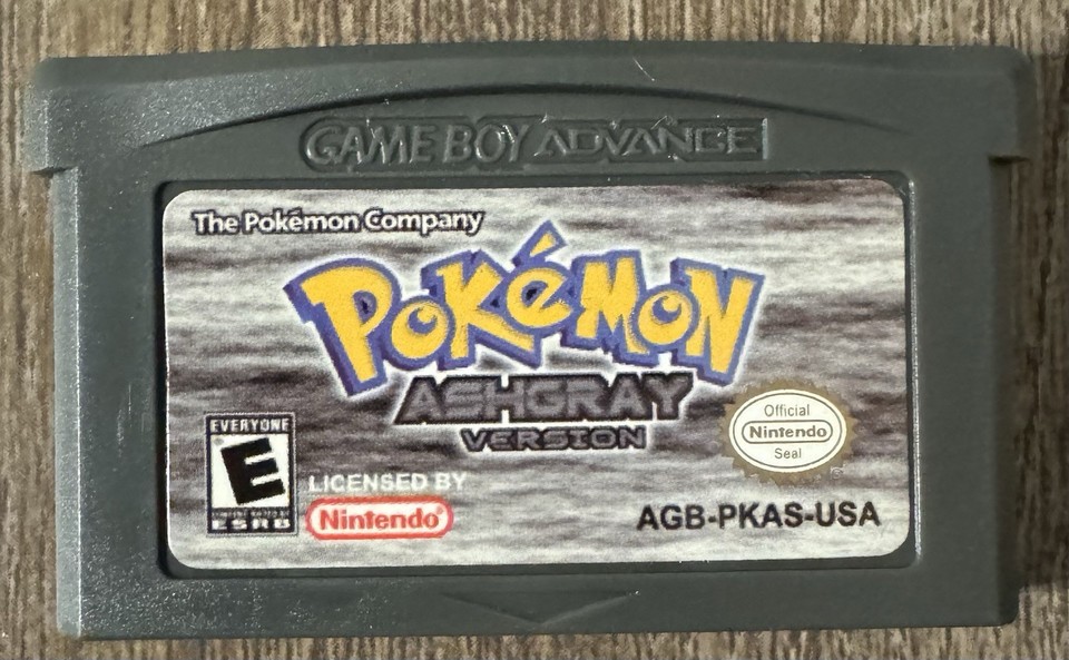 Pokemon GBA Ash-Gray Version Cartridge | eBay