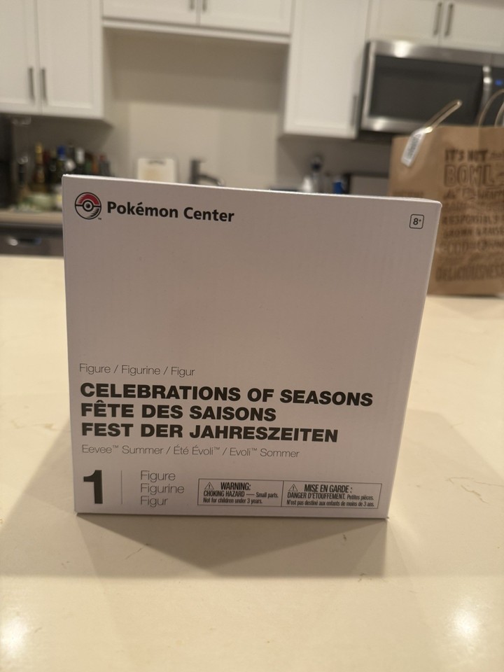 Pokemon Center Eevee Celebrations of Seasons Summer Figure BRAND NEW ...