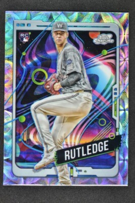 Jackson Rutledge 2024 Topps Cosmic Chrome Nucleus Refractor Rookie #172 ...