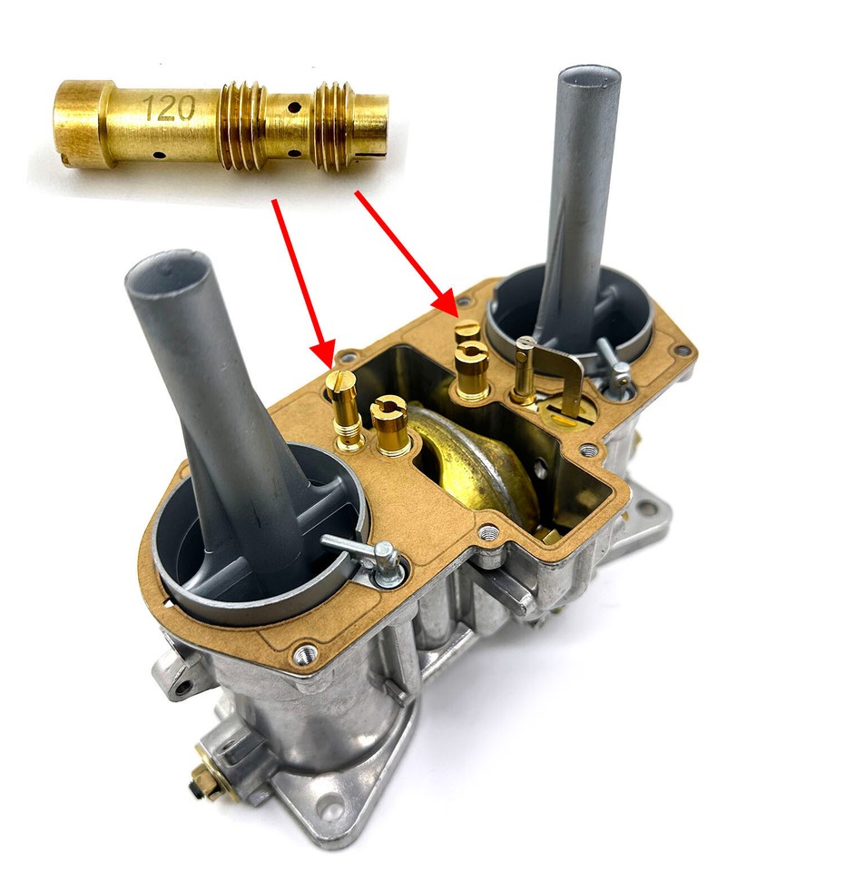 Weber 46/48 IDA Carburetor Idle Jet Holders 77903 Kit | 8PCS | Brass ...