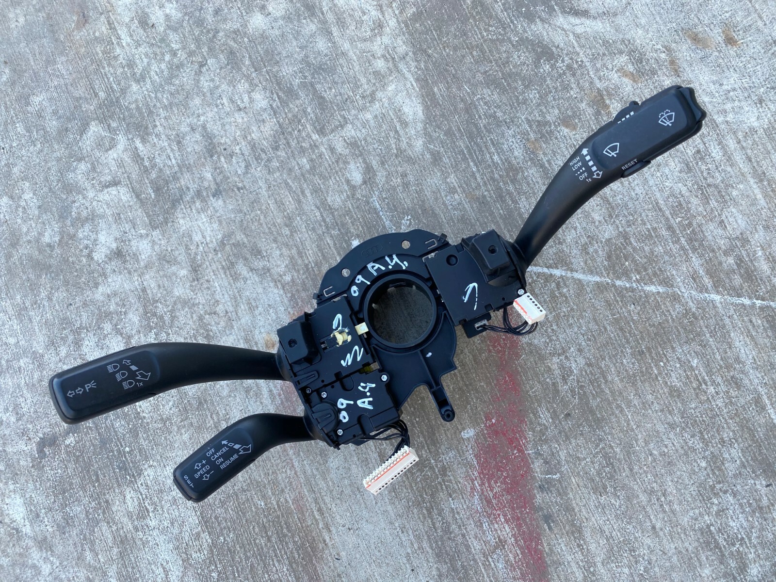 Steering Column Combination Switch Assembly 2009 AUDI A4 2.0T Premium ...