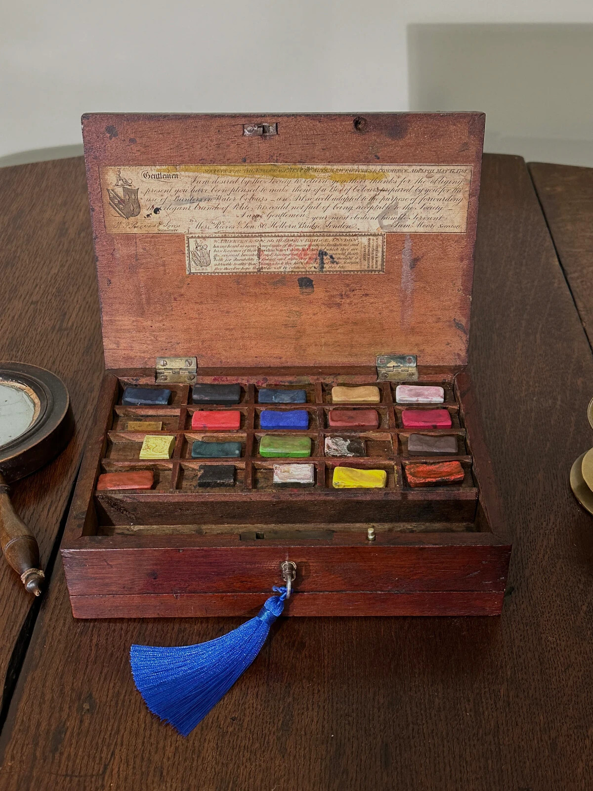 Antique William Reeves and Son Artists Watercolour Paint Box Vintage ...