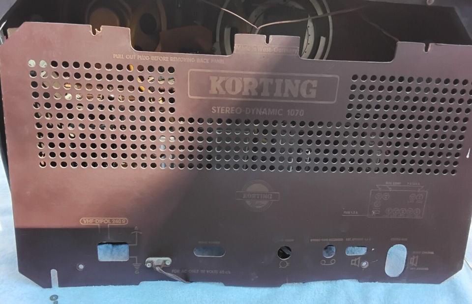 Vintage German Korting 1070 Tube Radio Powers On , Working | eBay