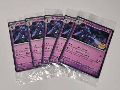 Pokemon Day 2024 Ceruledge 40/91 Pikachu Stamped Promo Card x1 In Hand ...