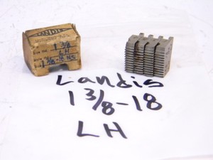 LIGHT USED LANDIS LEFT HAND THREAD CHASERS 1-3/8" x 18NS | eBay