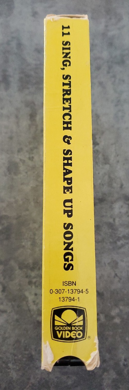 SING, STRETCH & SHAPE UP VHS Golden Music Video RARE OOP 1987 80s Kids ...