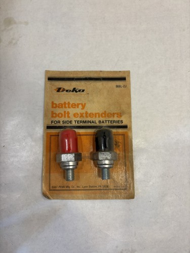 2 PACK Deka Side Post Bolt Extender Battery Cable Accessories866L-2J ...
