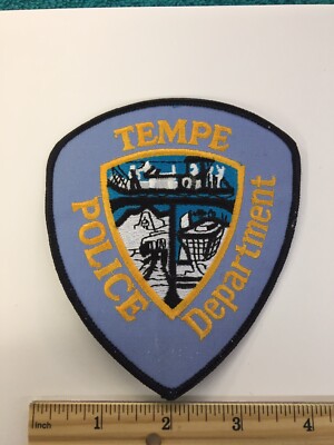 Vintage Tempe Police Department Arizona Police Patch - AZ | eBay
