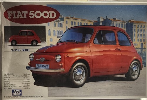 MR Hobby 1:24 Scale Fiat 500D Plastic Kit | eBay