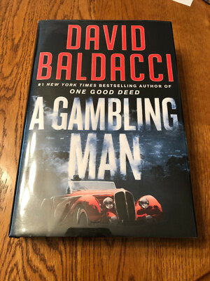 SIGNED, A GAMBLING MAN by David Baldacci, HC/DJ, First/First, NEW | eBay