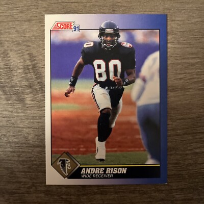 1991 Score 26 Andre Rison Atlanta Falcons Football Card NFL Mint | eBay