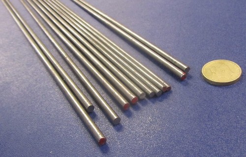 12L14 Steel Unpolished Rod Round Bar, 5/32" Dia x 3 Foot Length, 12 Pcs ...